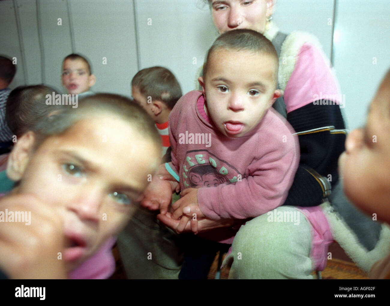 Home physically mentally handicapped children hi-res stock photography ...