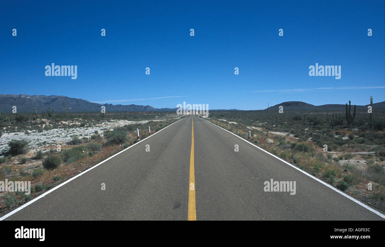Highway One, Baja California, Mexico Stock Photo - Alamy