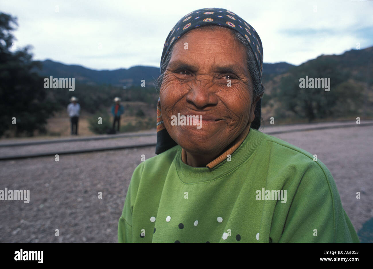 Tamaruharan woman Bahuichivo Mexico Stock Photo - Alamy