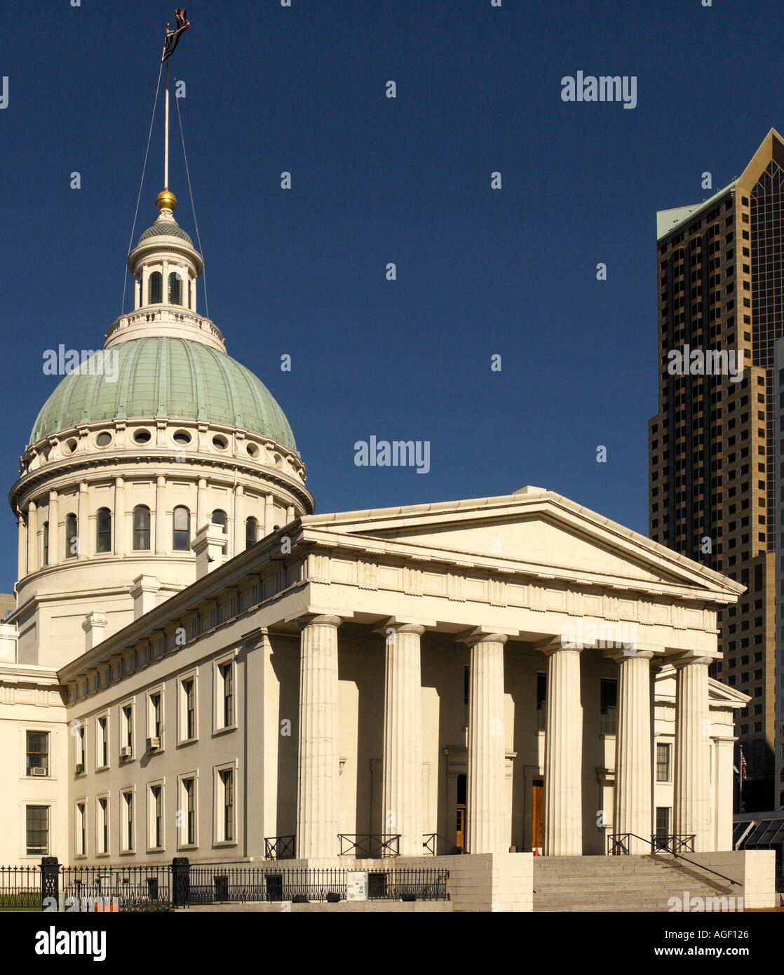 St louis missouri usa dome column city hall travel tourism hi-res stock ...