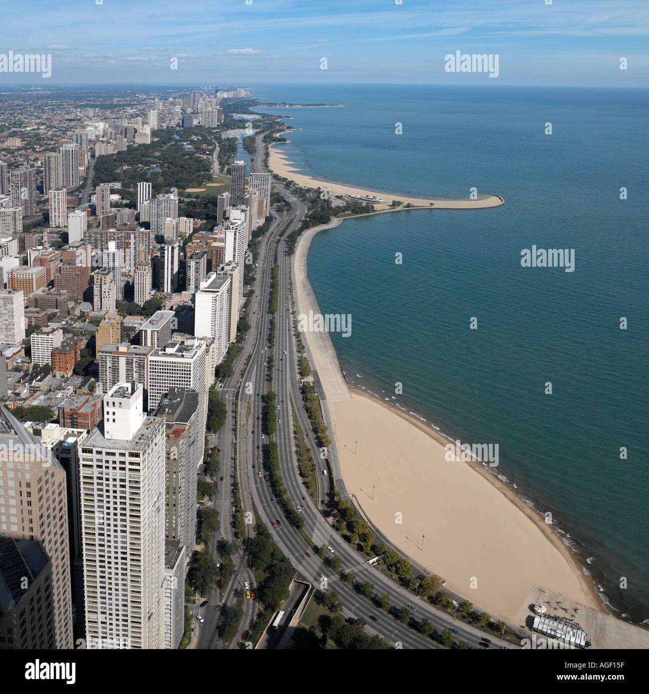 The Gold Coast in North Chicago, Illinois, USA Stock Photo - Alamy