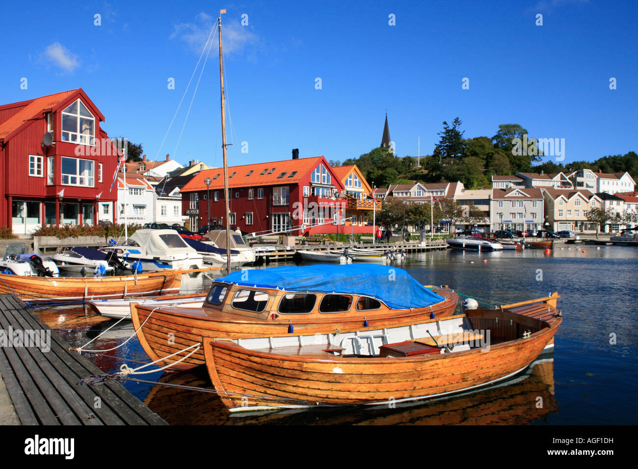 Grimstad church hi-res stock photography and images - Alamy