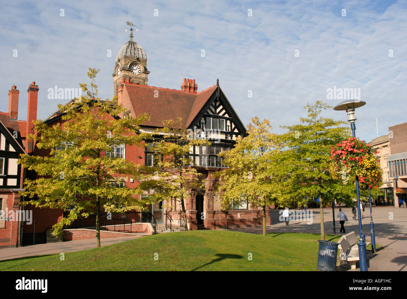 derby town centre derbyshire england uk gb Stock Photo - Alamy