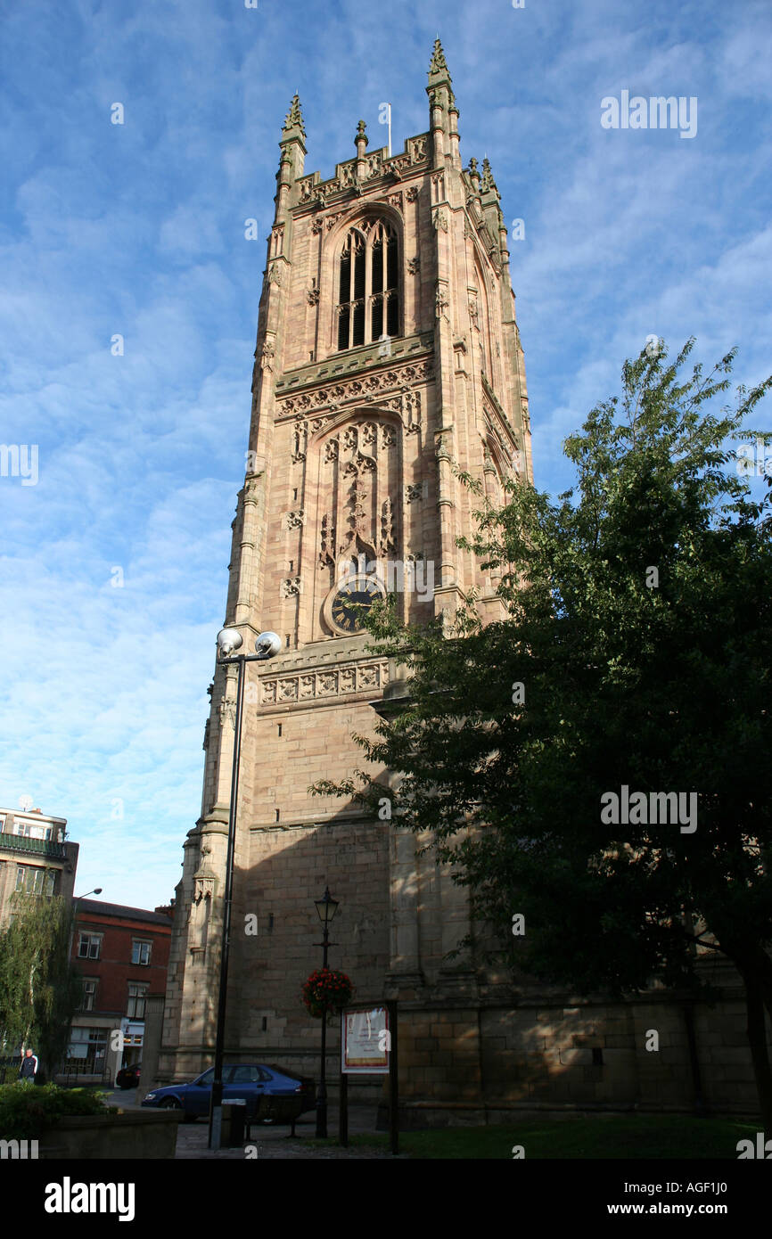 derby town centre derbyshire england uk gb Stock Photo - Alamy