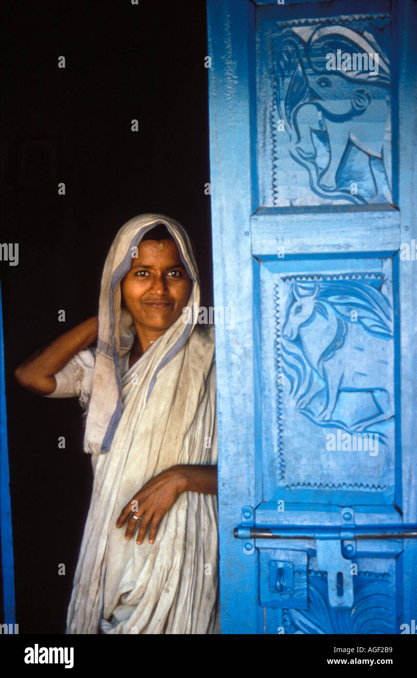 Indian widow standing hi-res stock photography and images - Alamy
