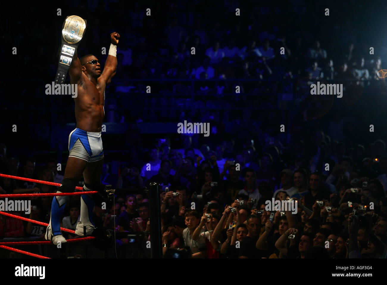 Wwe wrestling champion hi-res stock photography and images - Alamy