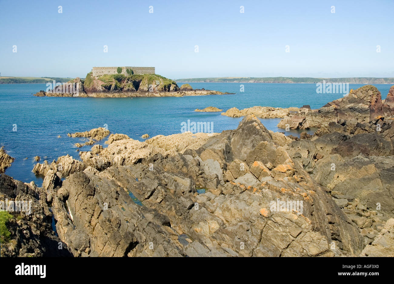 West Angle Bay Pembrokeshire West Wales Stock Photo - Alamy