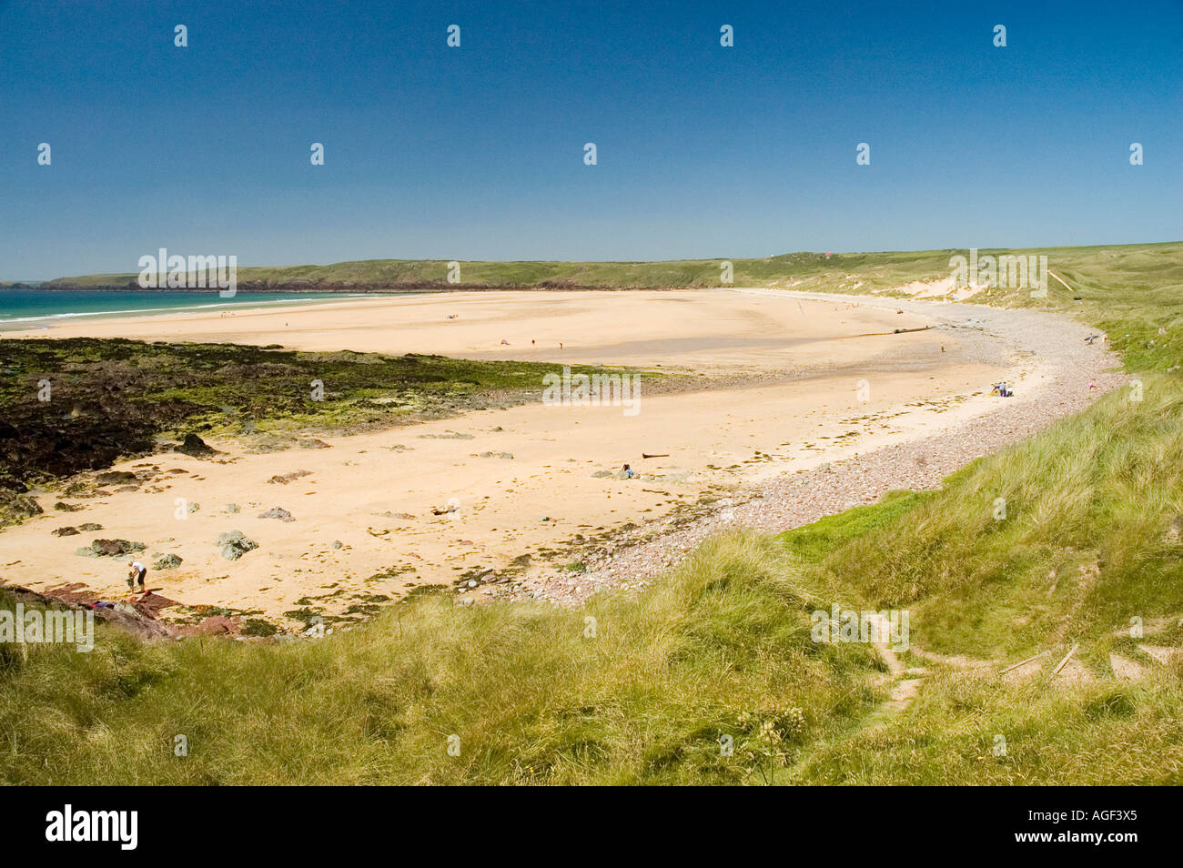 Freshwater Bay Pembrokeshire West Wales Stock Photo - Alamy