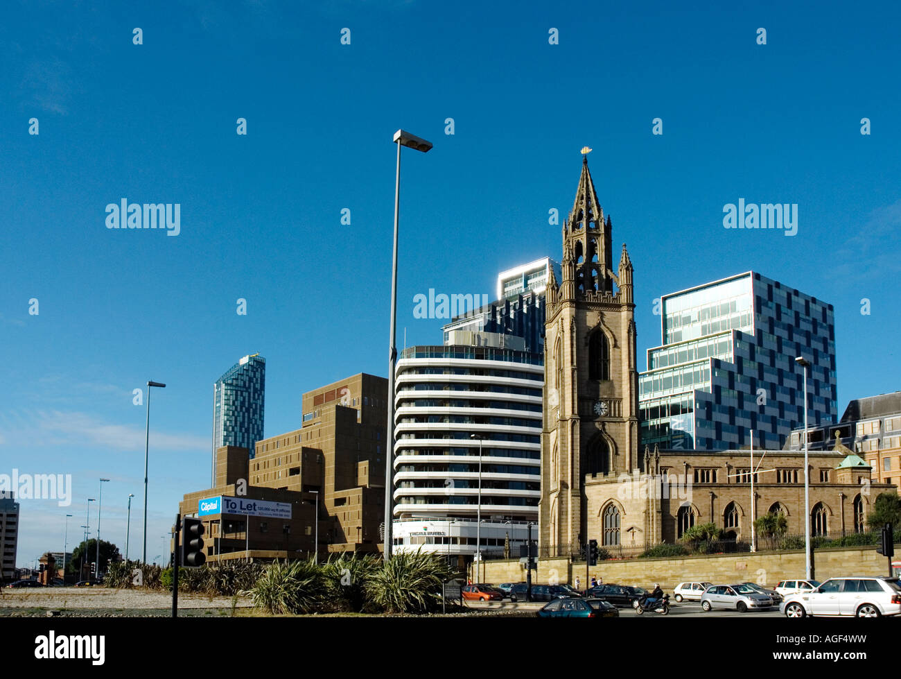 Old and new buildings, church hi-res stock photography and images - Alamy