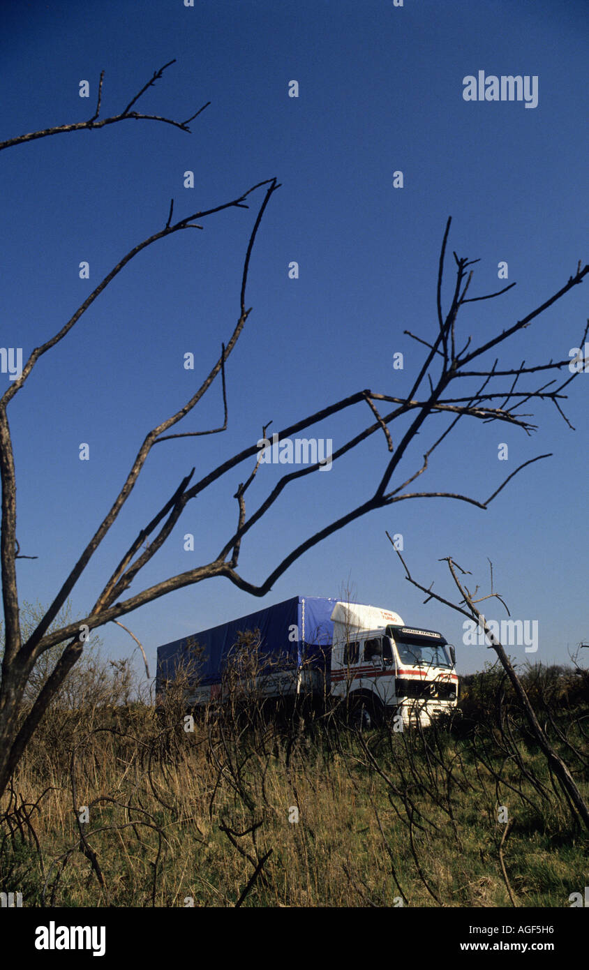 Uk cargo truck hi-res stock photography and images - Alamy