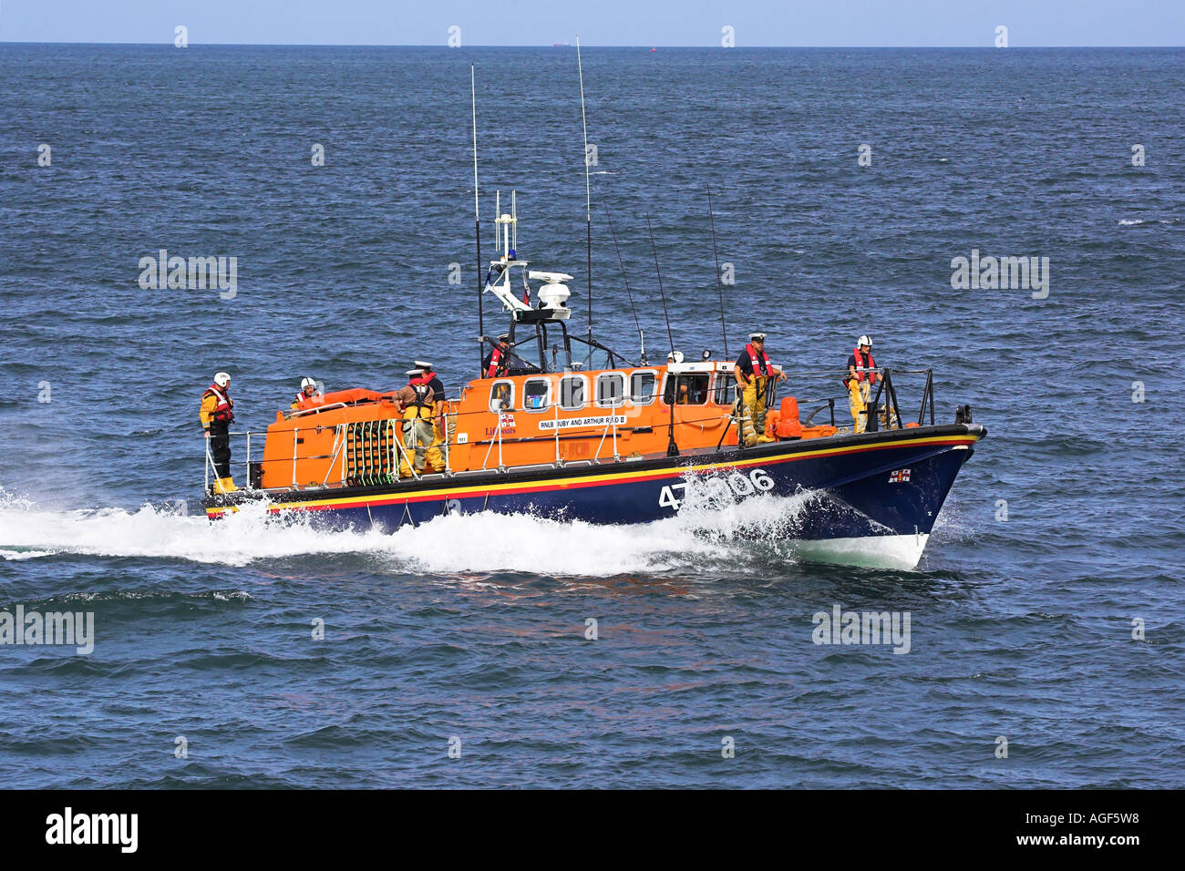 RNLI Tyne class lifeboat Stock Photo - Alamy