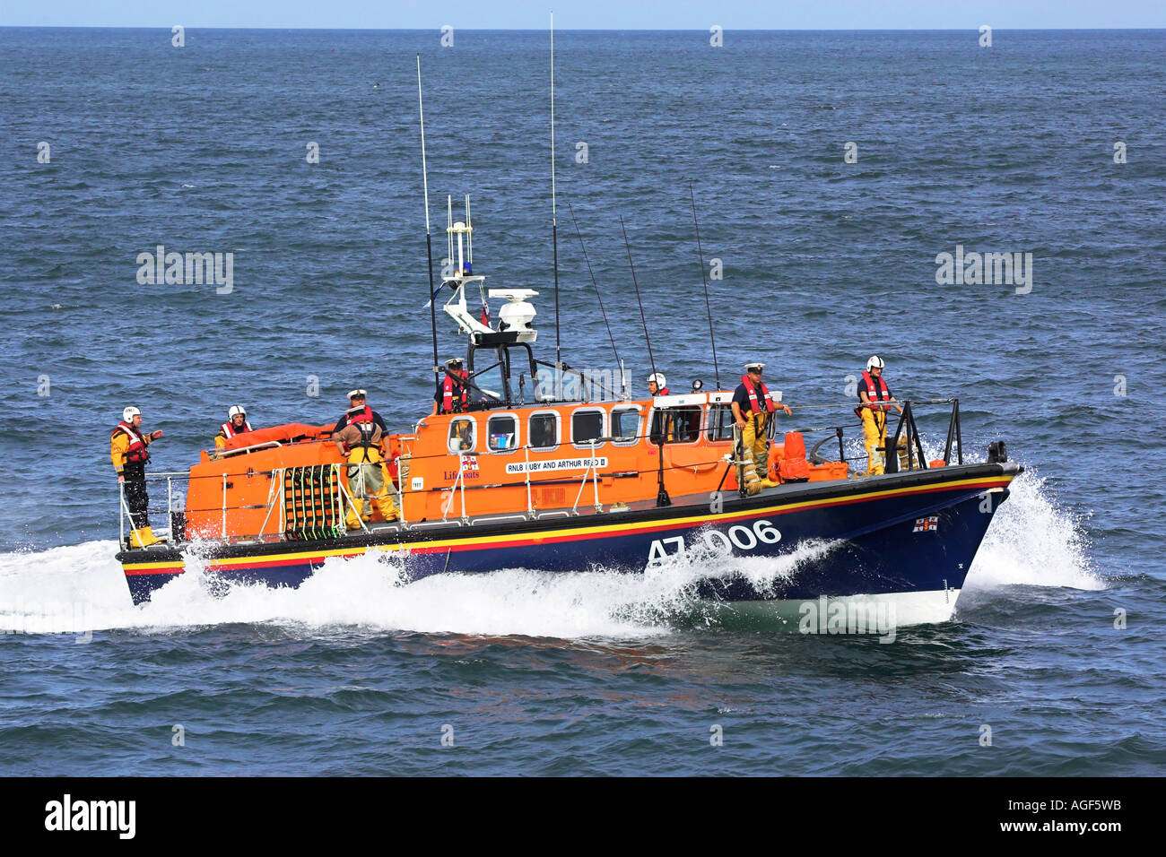 Cromer ALB RNLI Tyne class lifeboat Stock Photo, Royalty Free Image ...