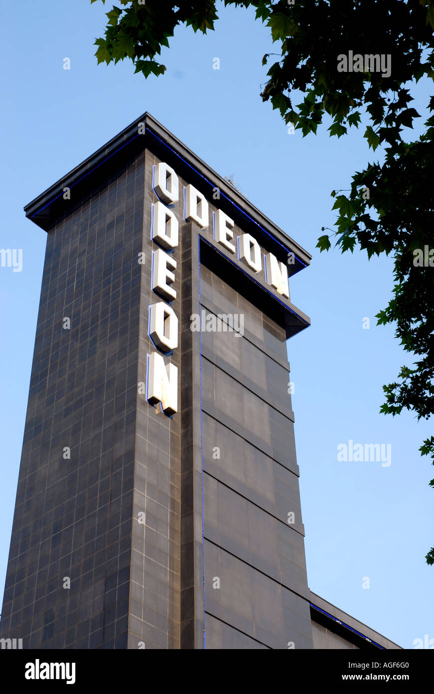Odeon cinema Leicester Square London Stock Photo - Alamy