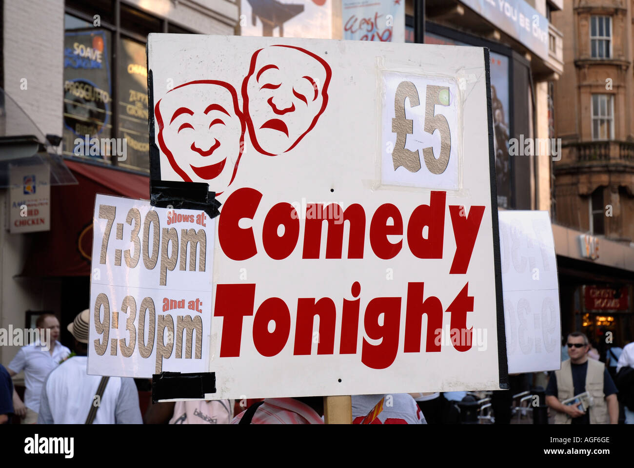 Advertising in leicester square hi-res stock photography and images - Alamy