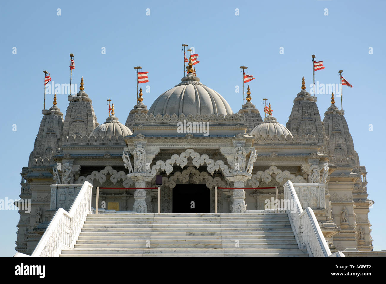 Shree Swaminarayan Mandir Hindu Temple Neasden London England Stock ...