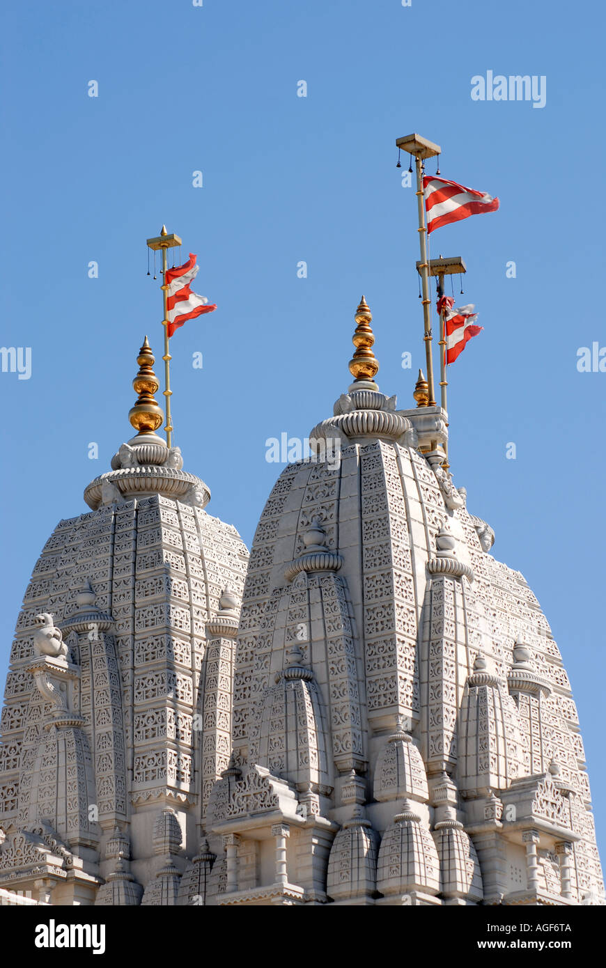 Shree Swaminarayan Mandir Hindu Temple Neasden London England Stock ...