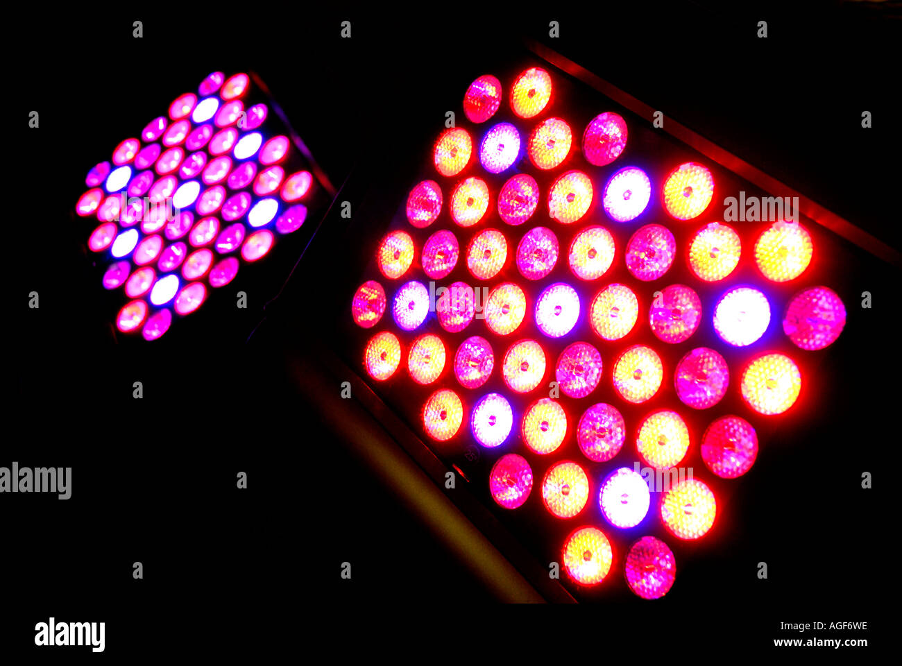 LED lights at a show Stock Photo - Alamy