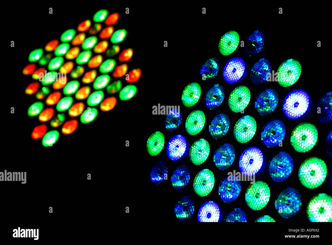 LED lights at a show Stock Photo - Alamy