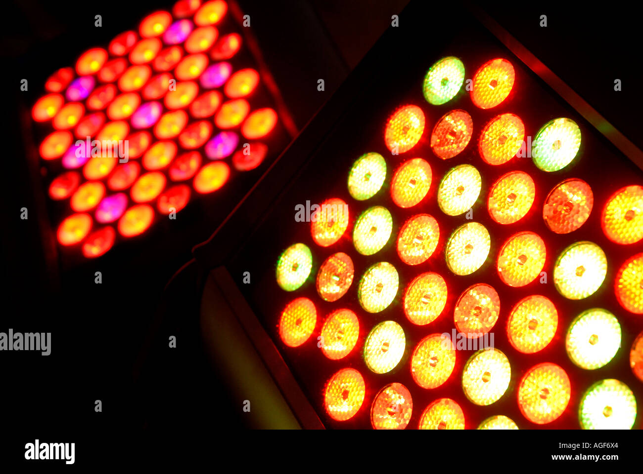 LED lights at a show Stock Photo - Alamy
