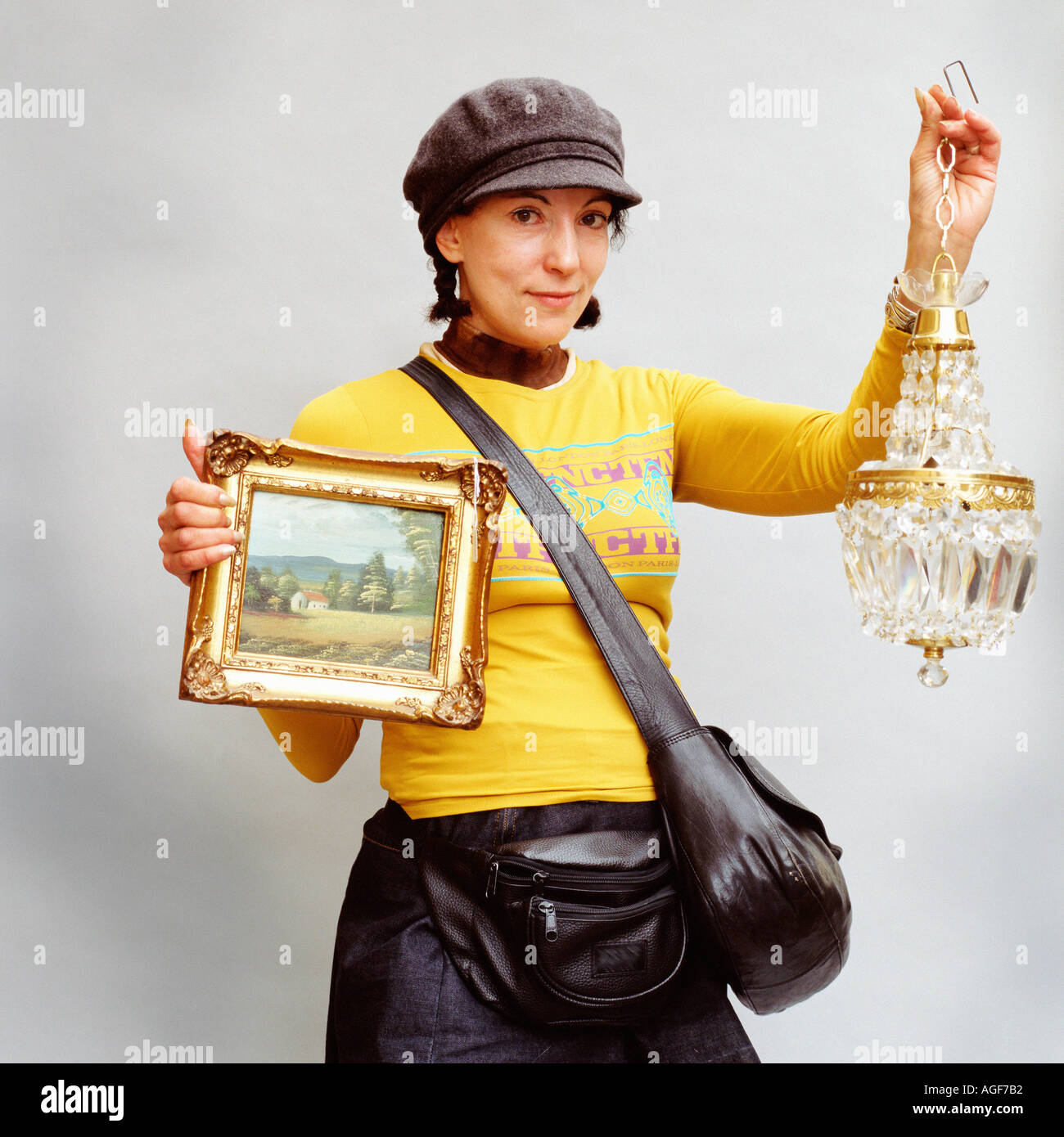 Market stall trader Stock Photo - Alamy