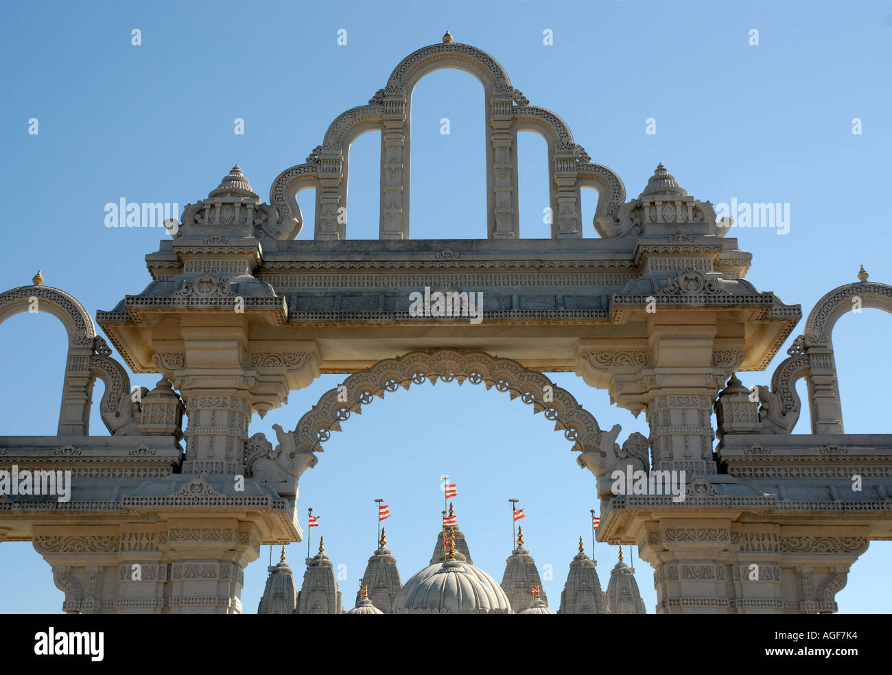 Shree Swaminarayan Mandir Hindu Temple Neasden London England Stock ...