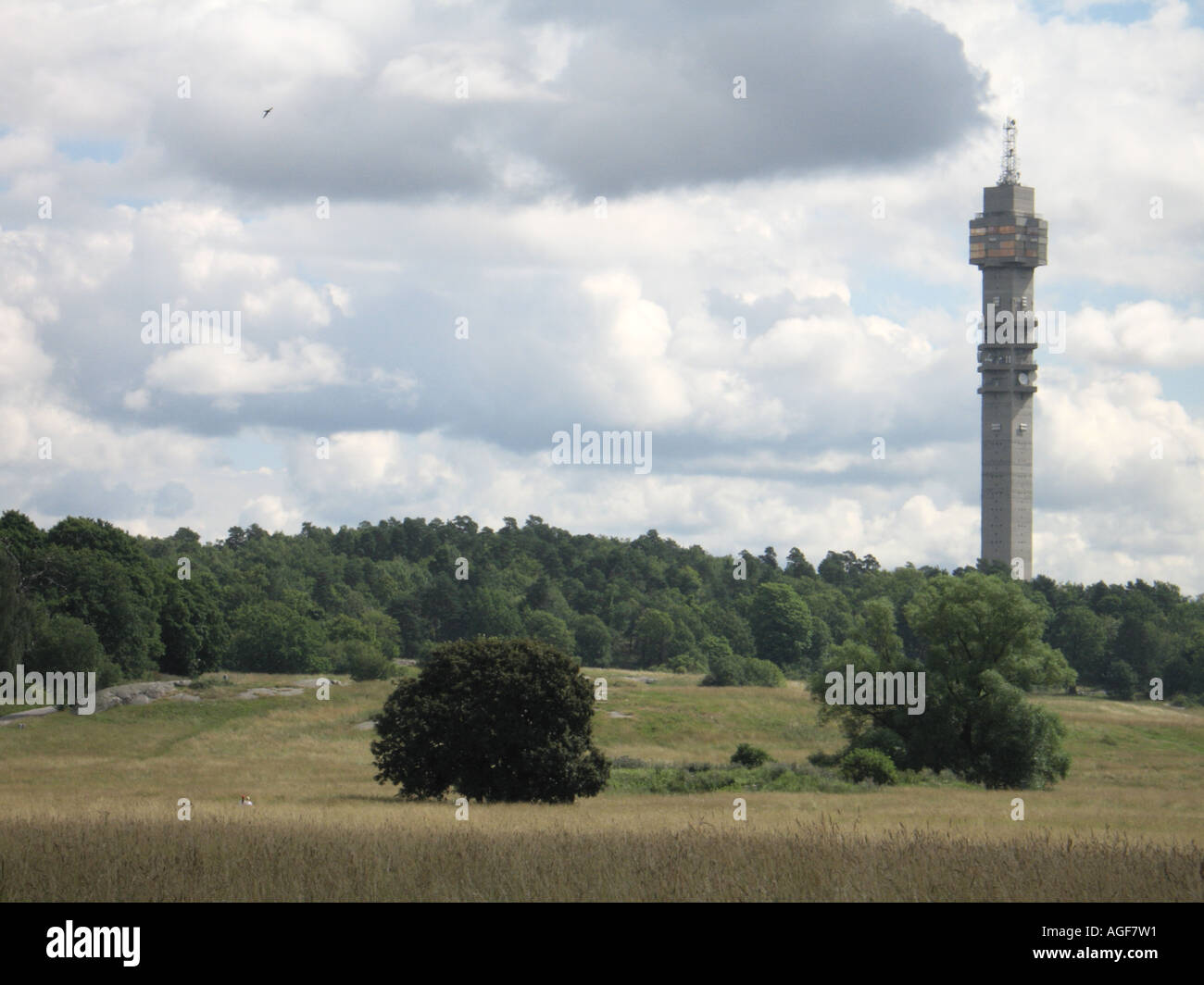 TV-tower in Sweden Stock Photo - Alamy