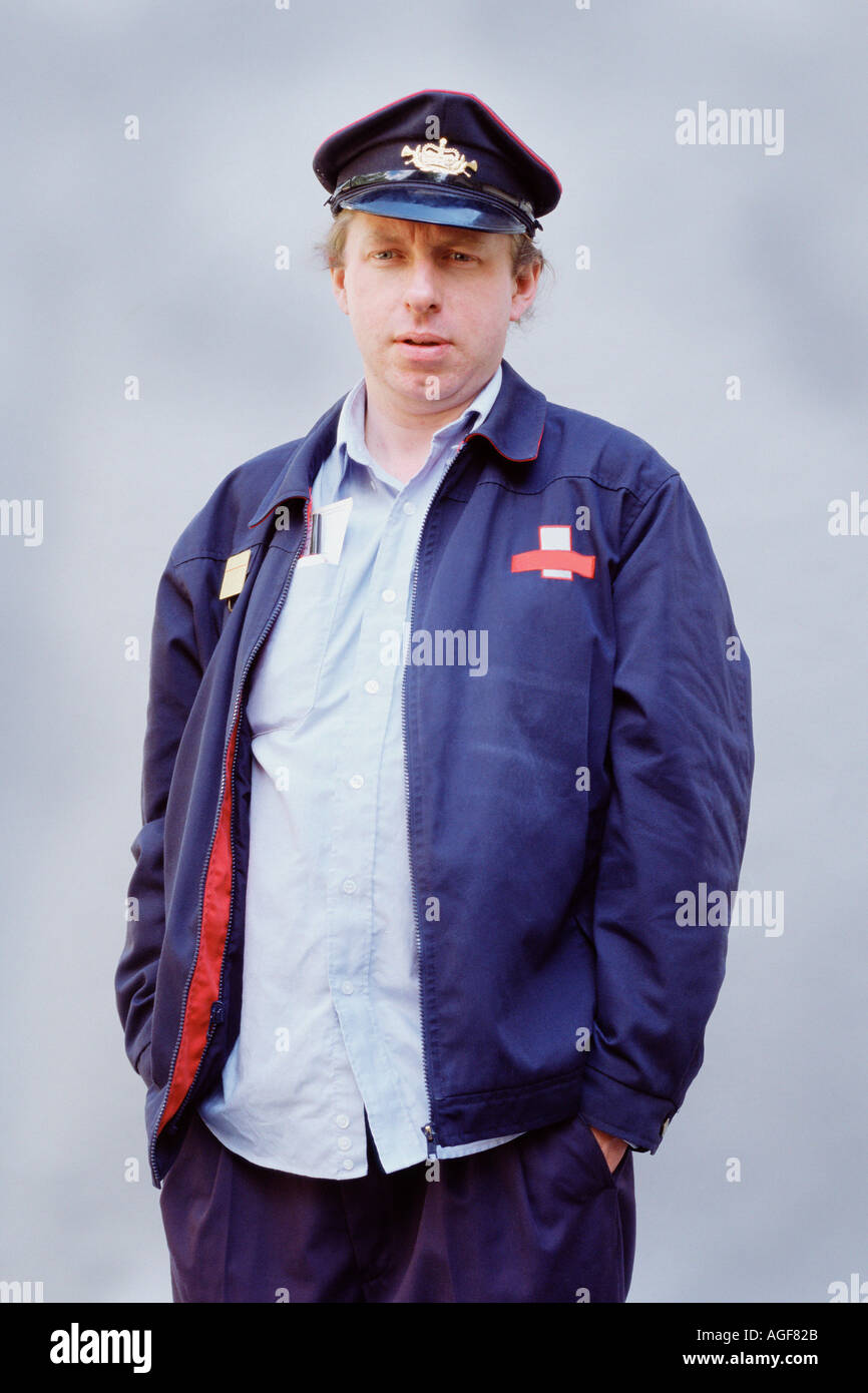 Male postal worker Stock Photo - Alamy
