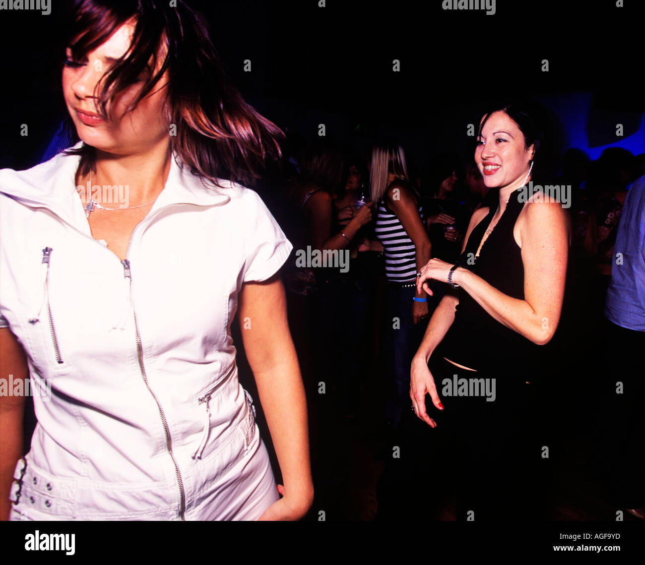Girls dancing at Viva Studio 33 London Stock Photo - Alamy