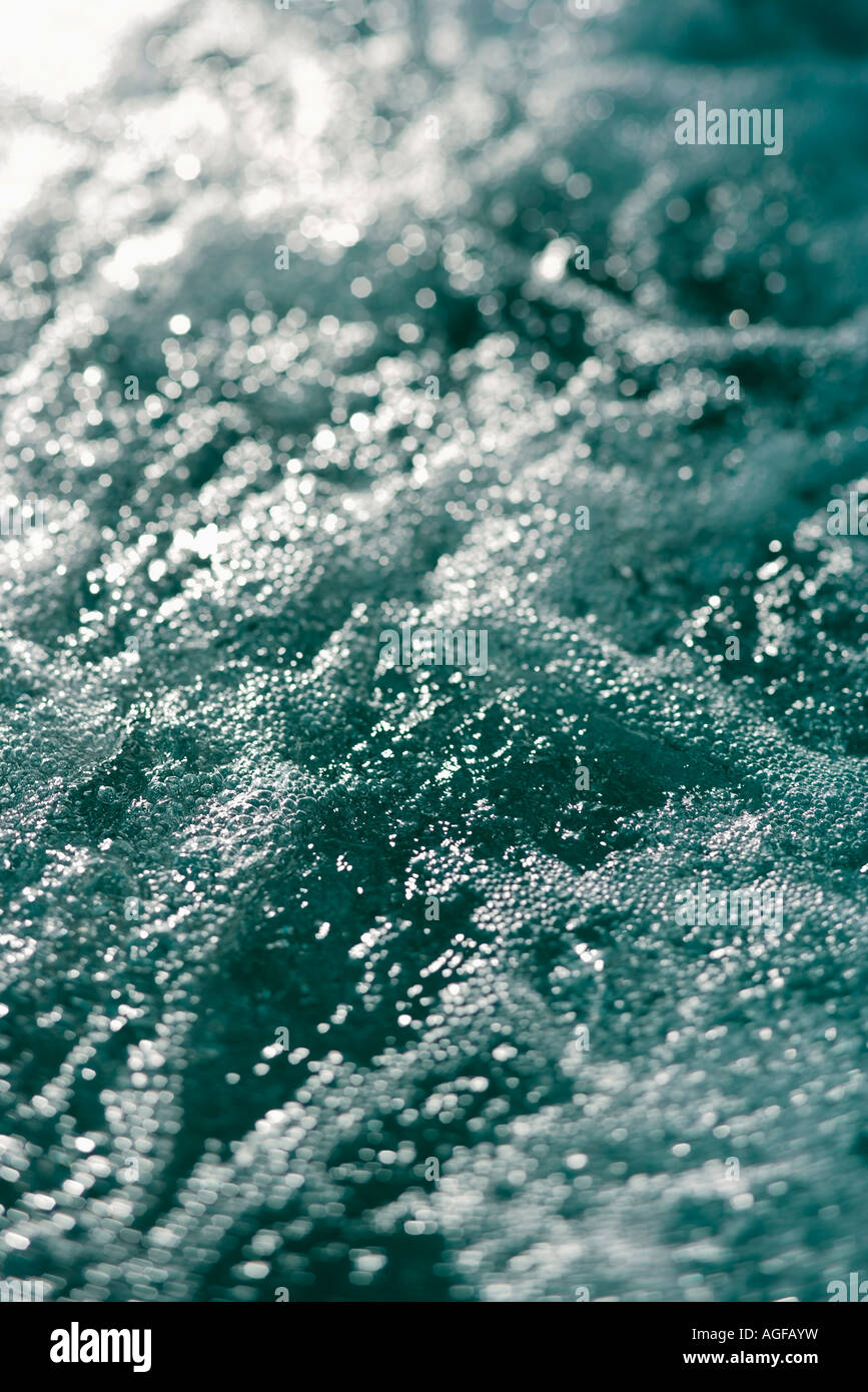 Churning water with air bubbles Stock Photo - Alamy
