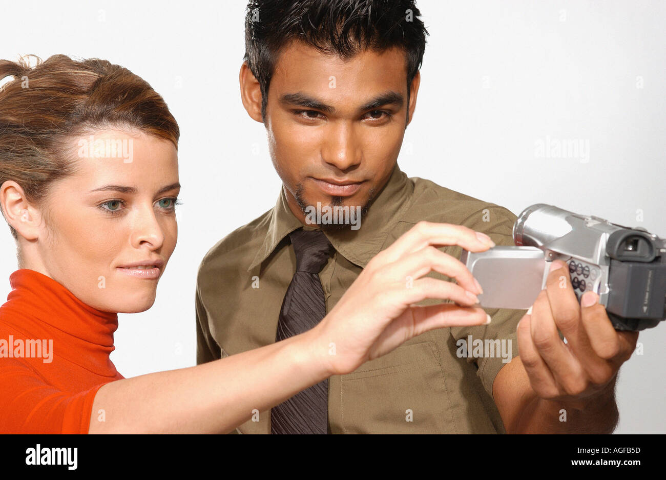People using video camera Stock Photo - Alamy