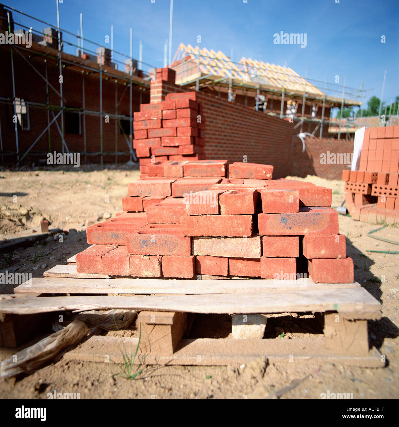 Pile of bricks Stock Photo - Alamy
