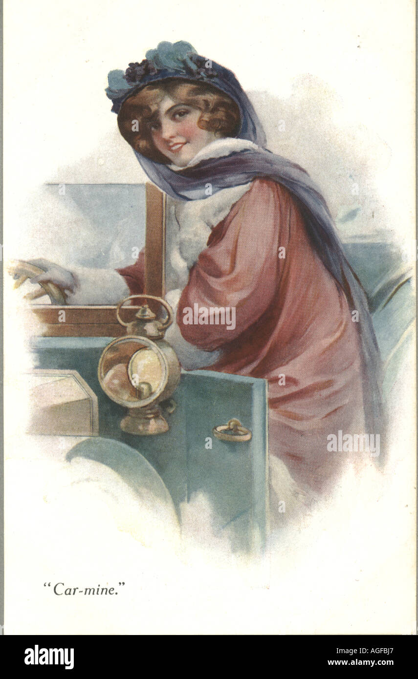Motoring costume 1910 hi-res stock photography and images - Alamy