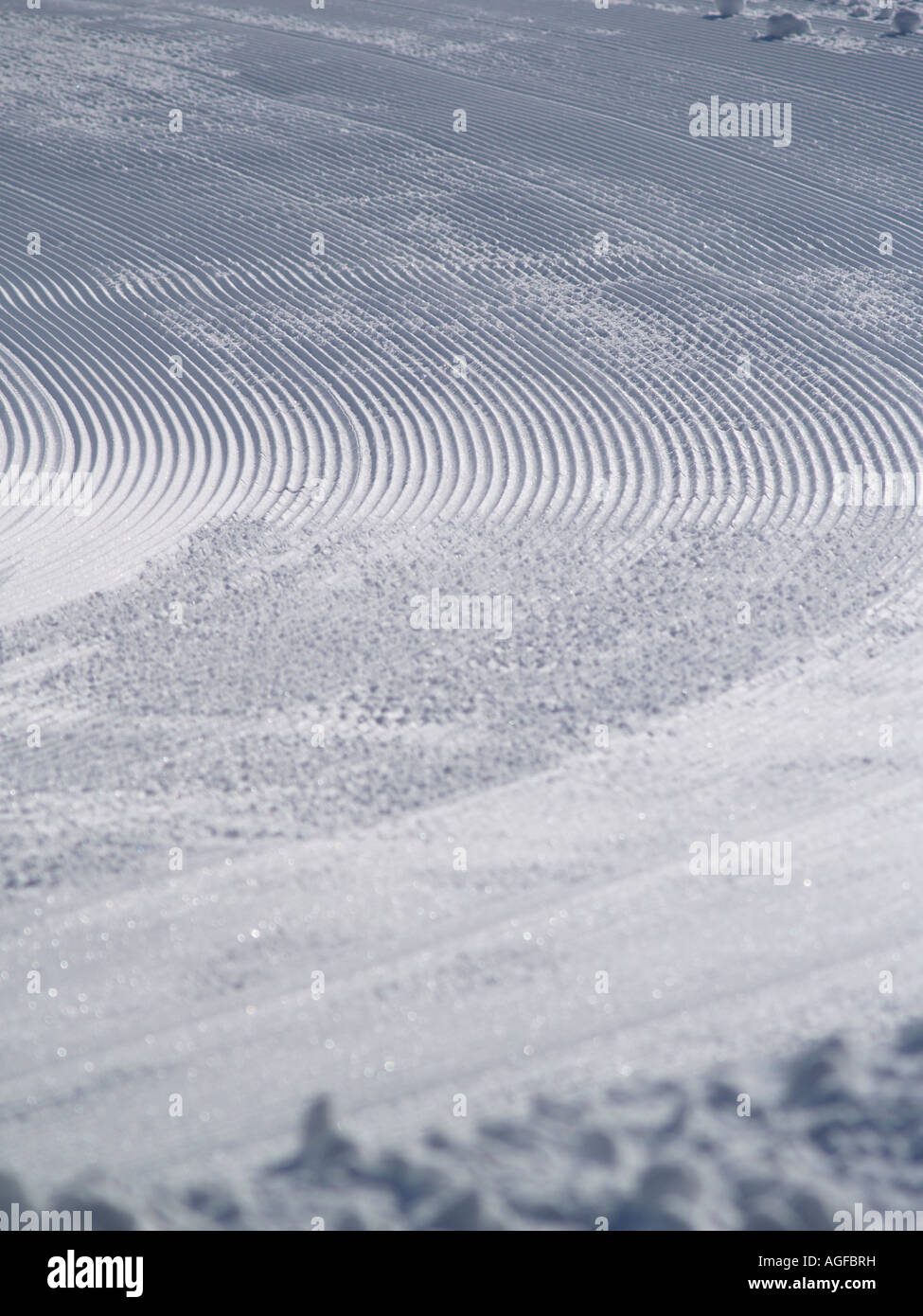 SnowCat track patterns Stock Photo - Alamy