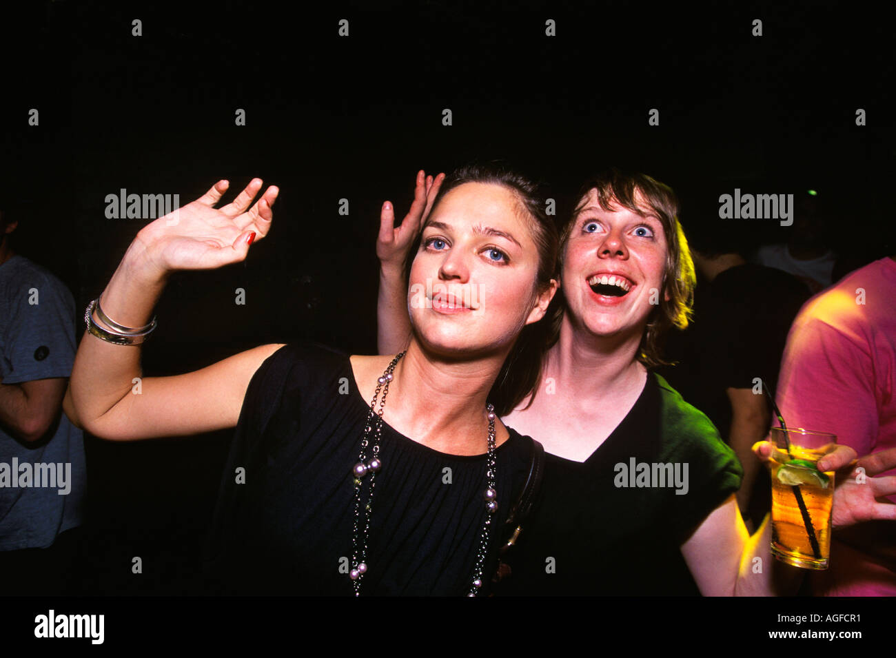 Girls dancing at Foreign Muck at The Key nightclub London Stock Photo ...