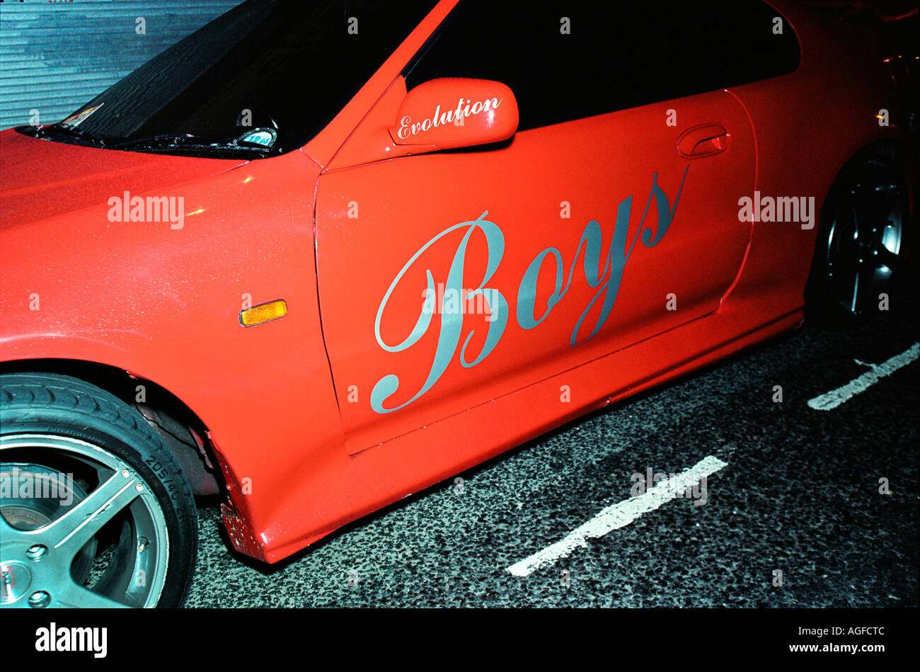 Car outside Dreams nitespot in Harlesden London Stock Photo - Alamy