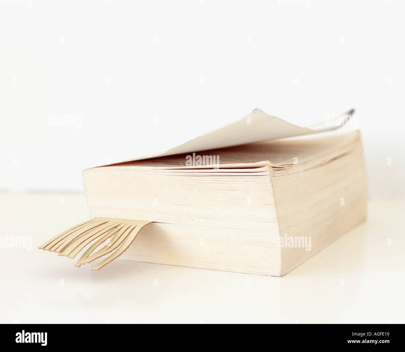 Book with bookmark Stock Photo - Alamy