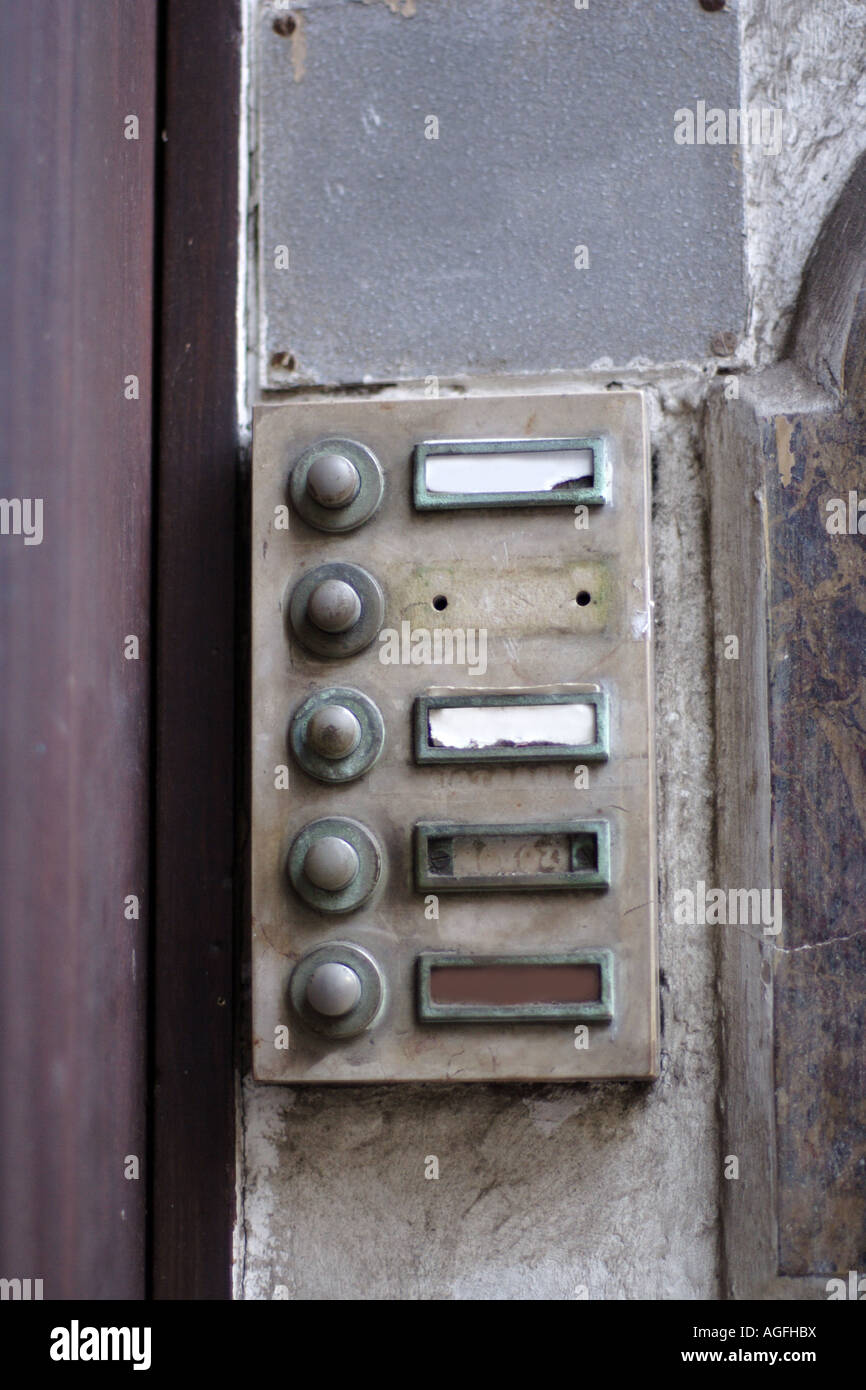 shot of an entry bell Stock Photo - Alamy