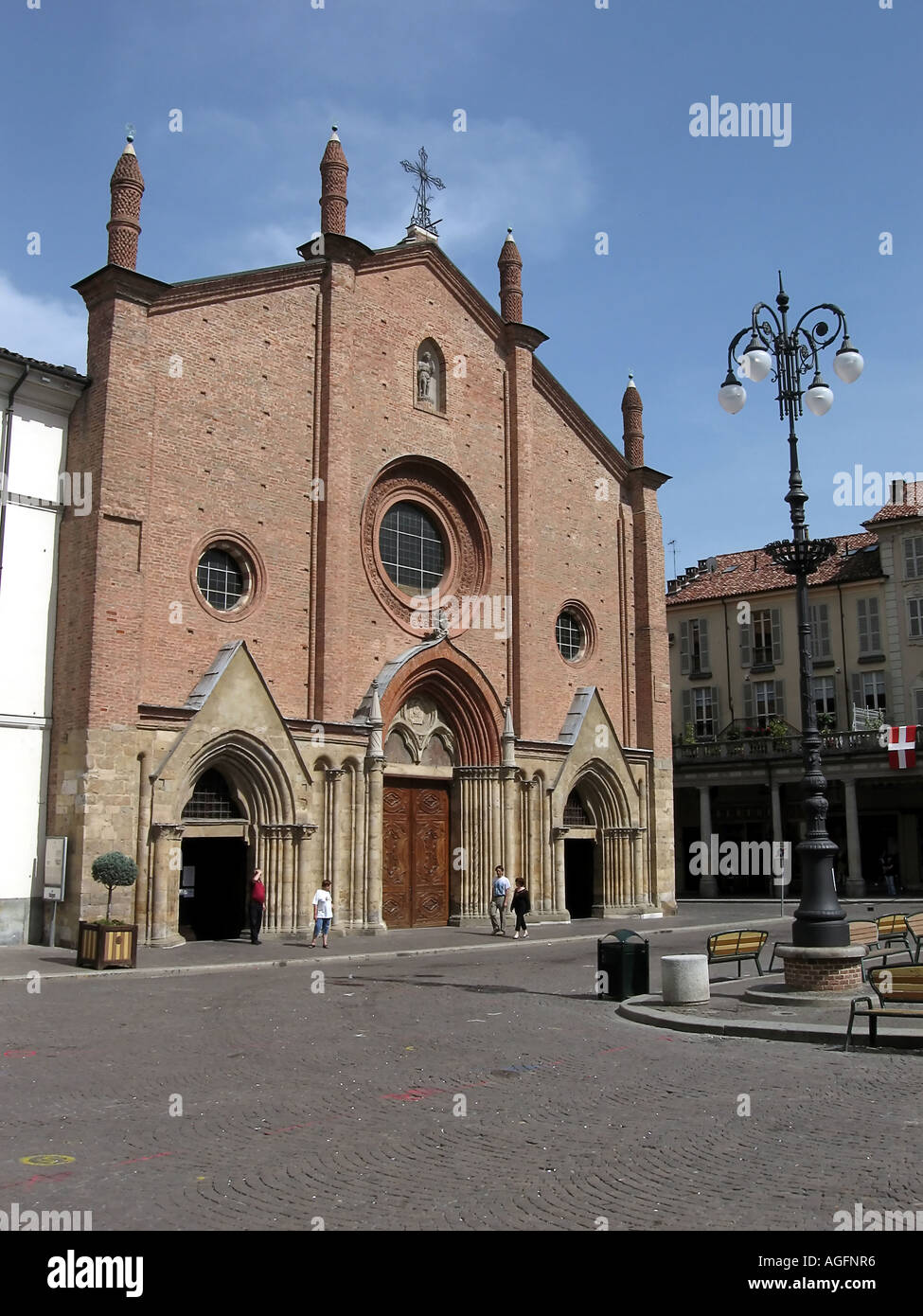 San Secondo Catholic church in Asti Piedmont Northern Italy Stock Photo ...