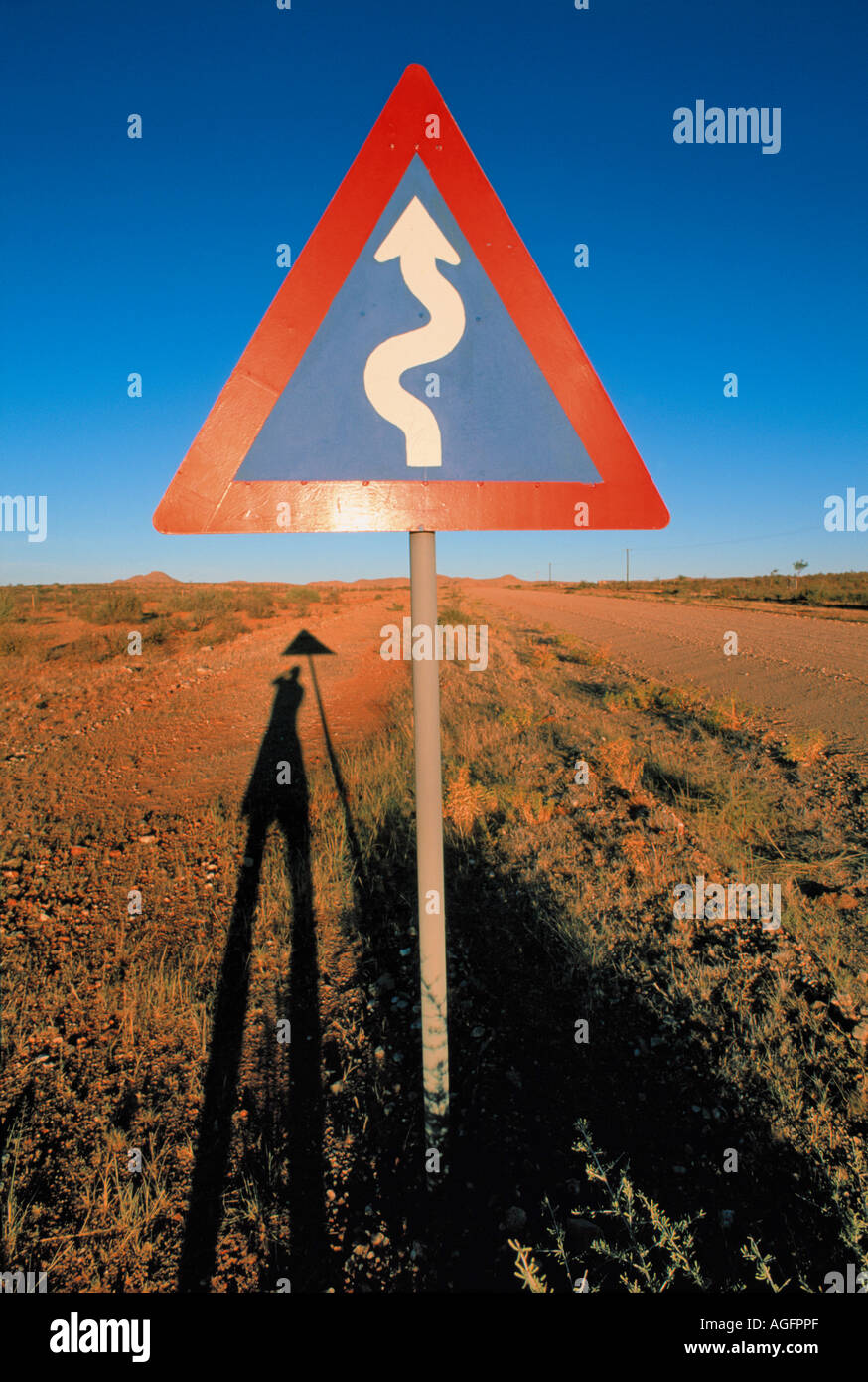 Road sign in namibia hi-res stock photography and images - Alamy