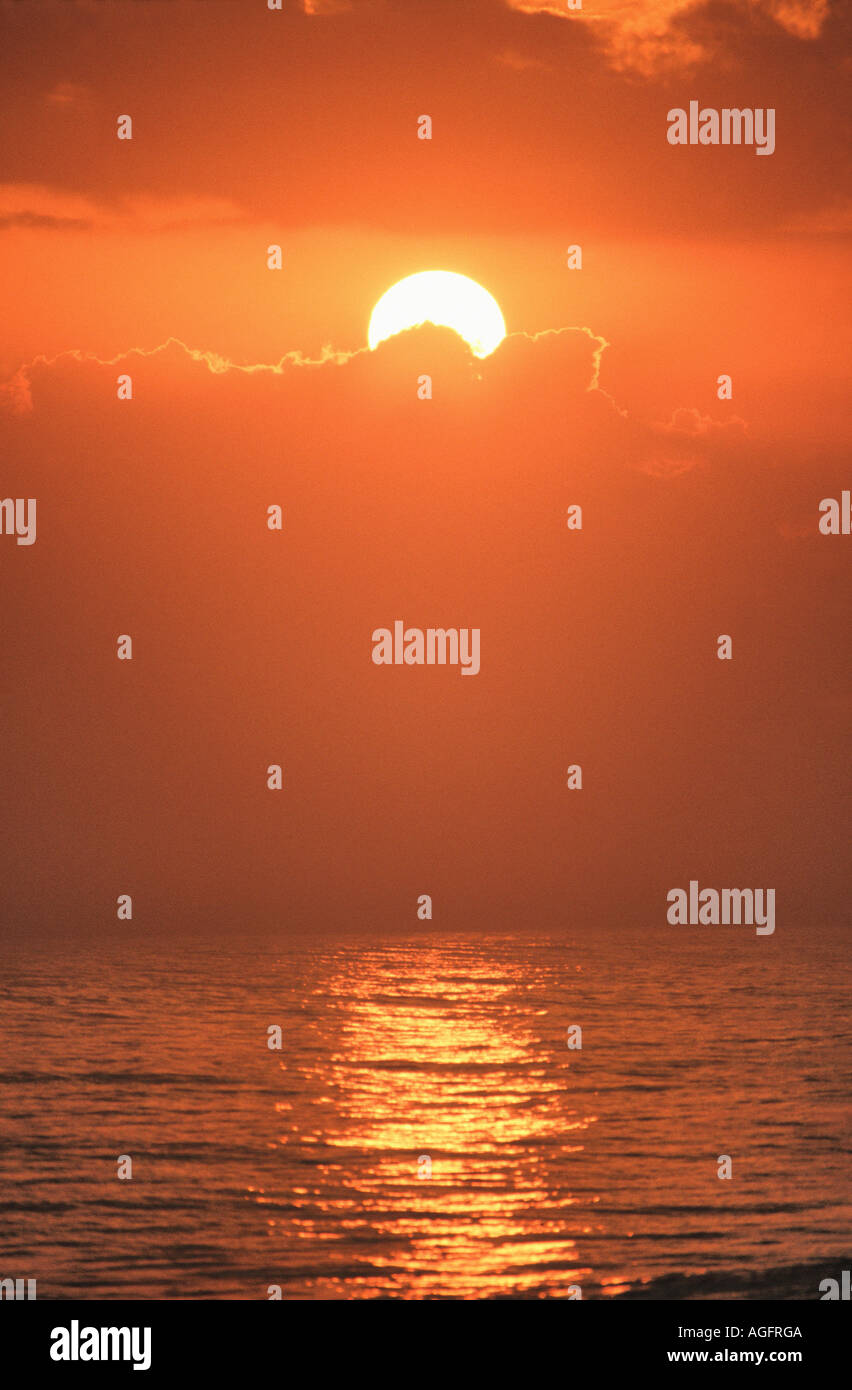 sunset over sea, Bali, Indonesia Stock Photo - Alamy