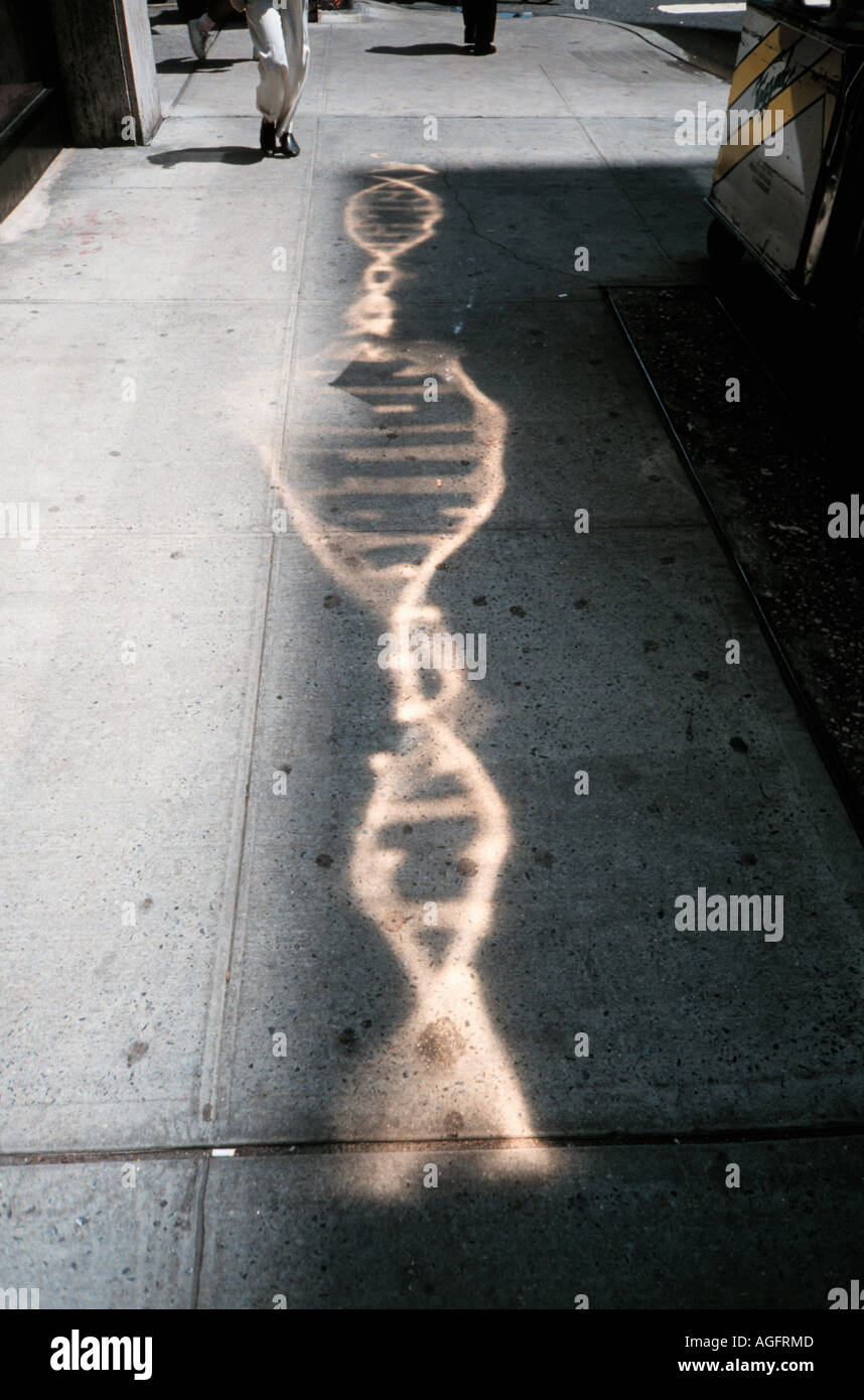 reflection of light in shape of a DNA helix Stock Photo - Alamy