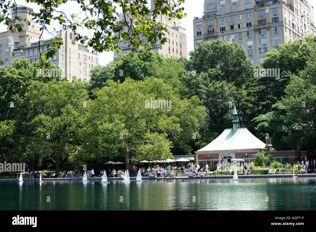 Central Park Conservatory Water Boat Pond Manhattan New York City USA ...