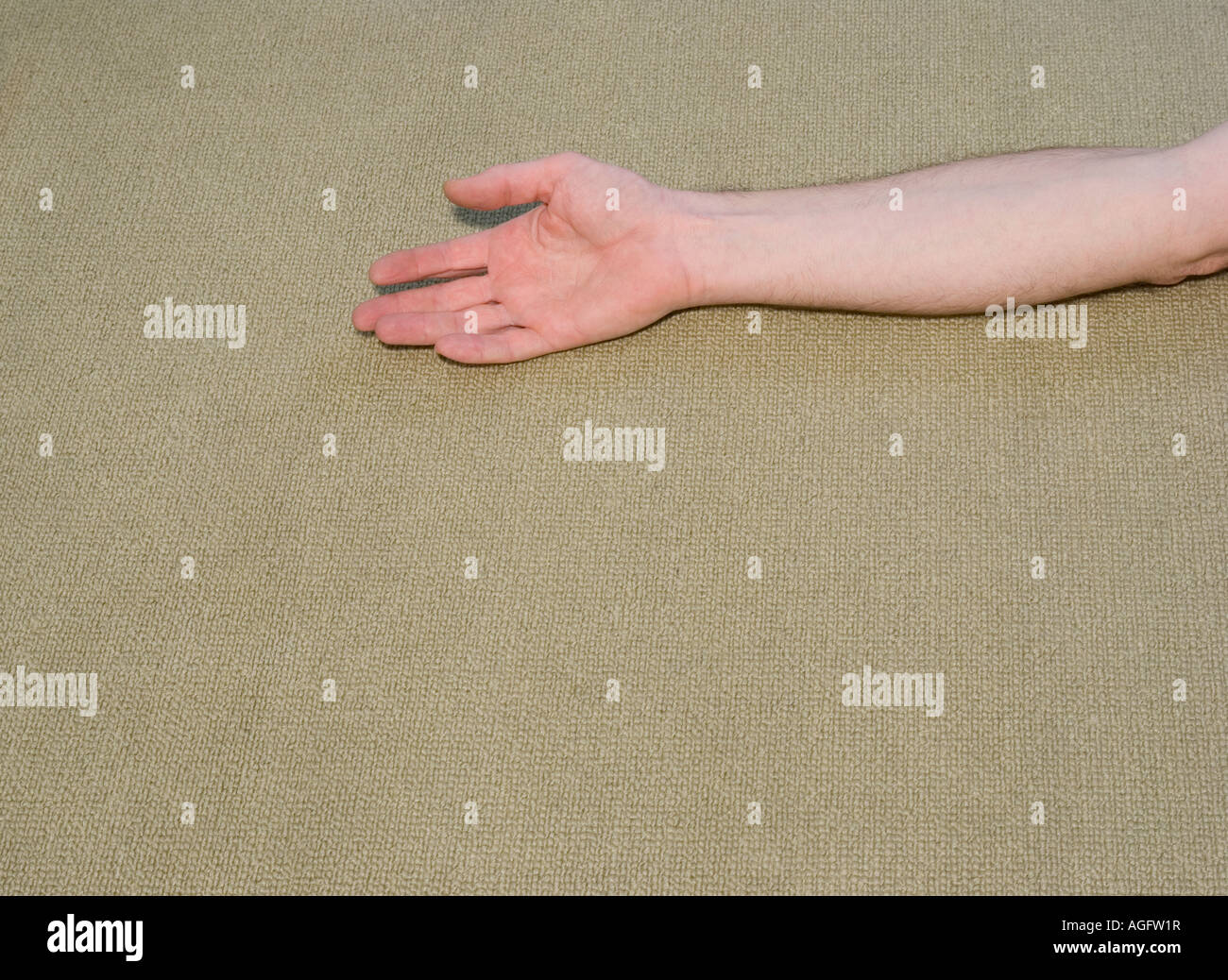 bare arm on the floor Stock Photo - Alamy