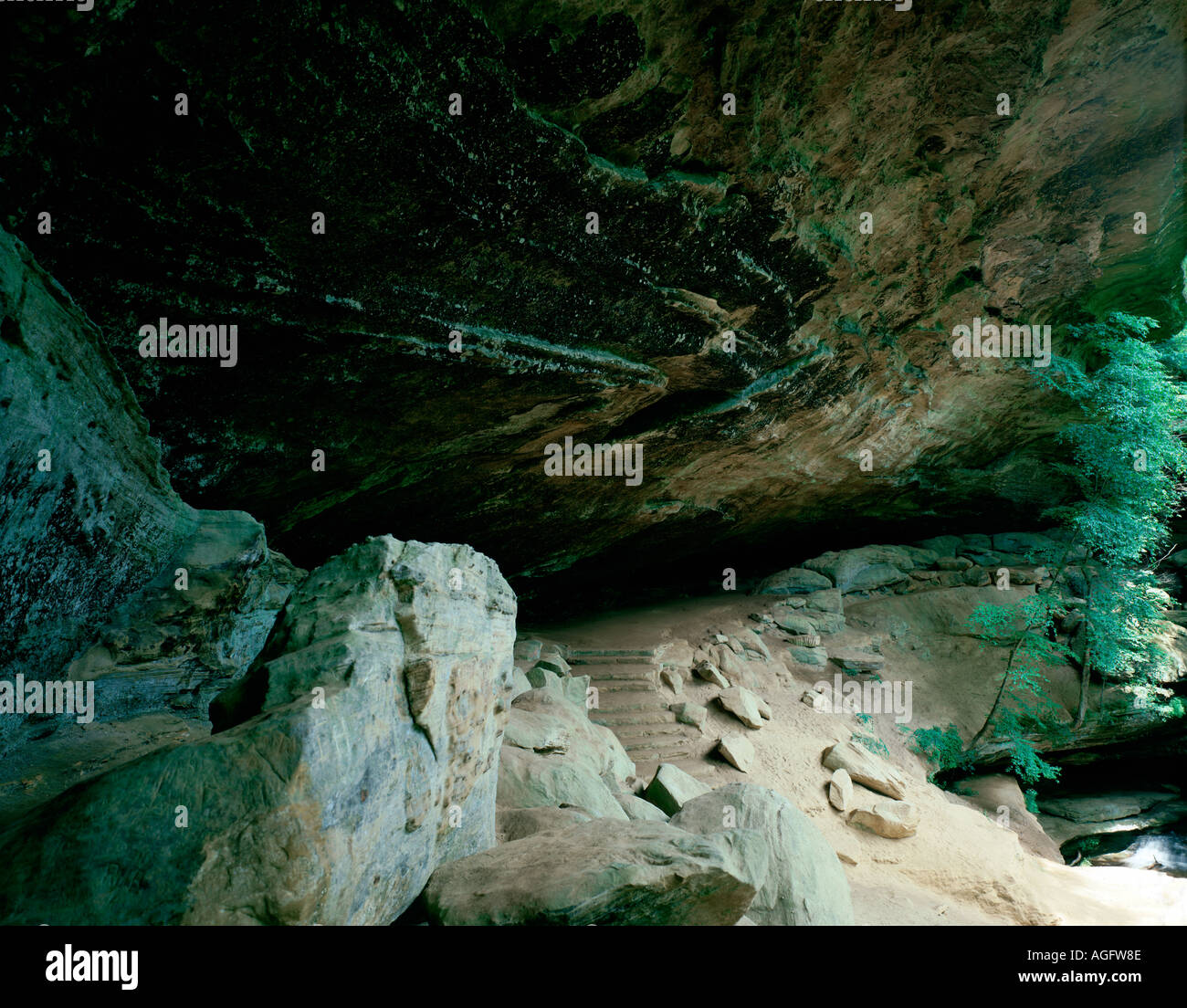 Old mans cave trail hi-res stock photography and images - Alamy