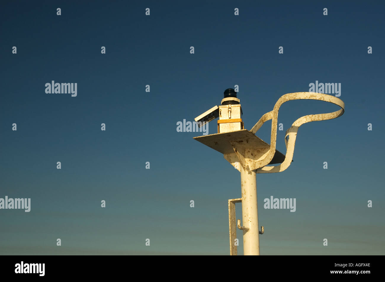 Maritime Navigation light channel marker Hervey bay Jetty Queensland ...