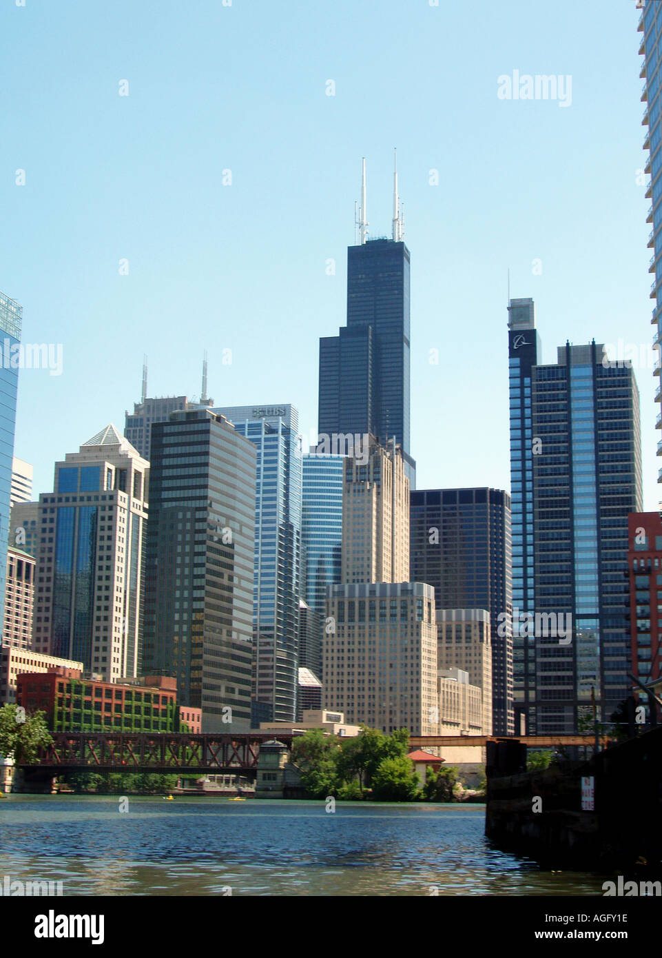 Chicago sears tower visitors hi-res stock photography and images - Alamy
