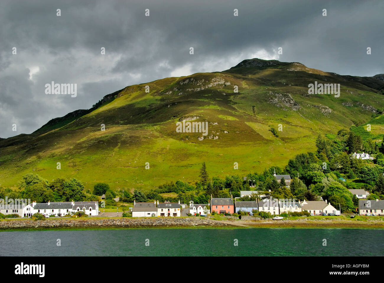 A scenery in Scotland near Kyle Scotland the U K Stock Photo - Alamy