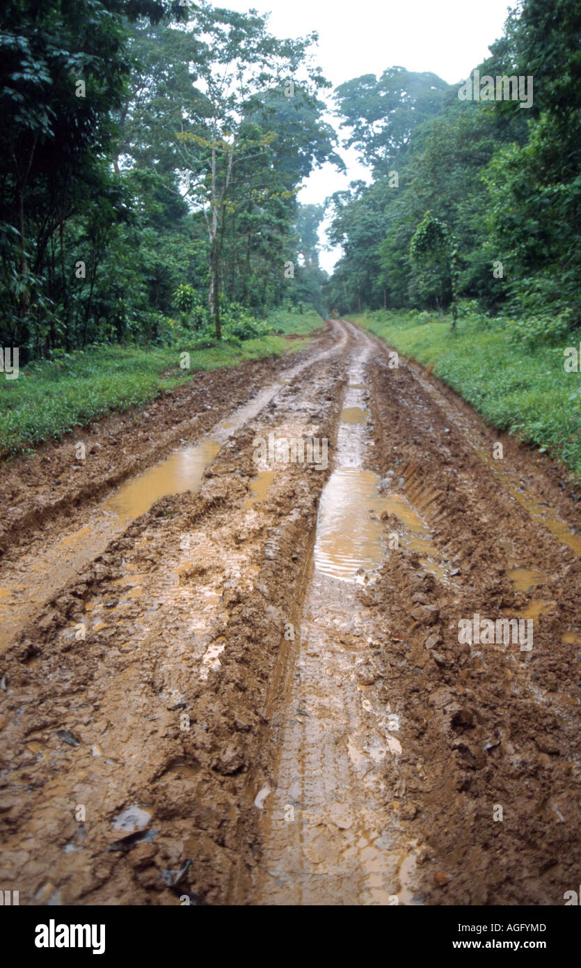 Mud runway, Costa Rica Stock Photo - Alamy