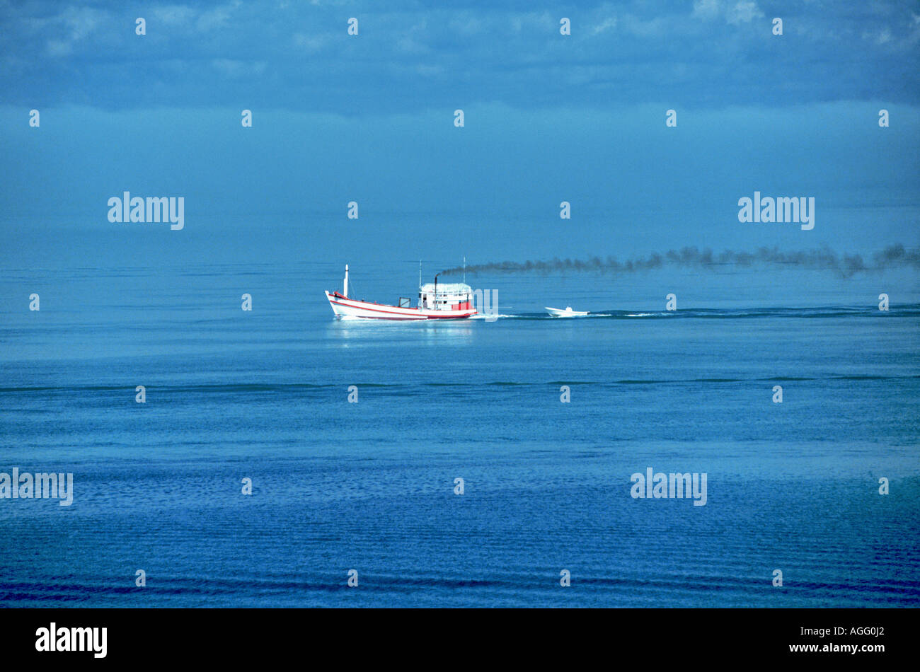 fishing boat at sea, Darwin, Australia Stock Photo - Alamy