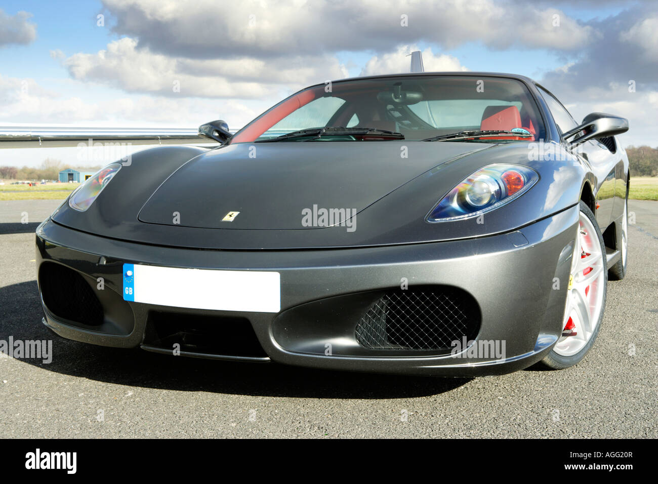 Grey Ferrari 360 Modena Sports Car Stock Photo - Alamy